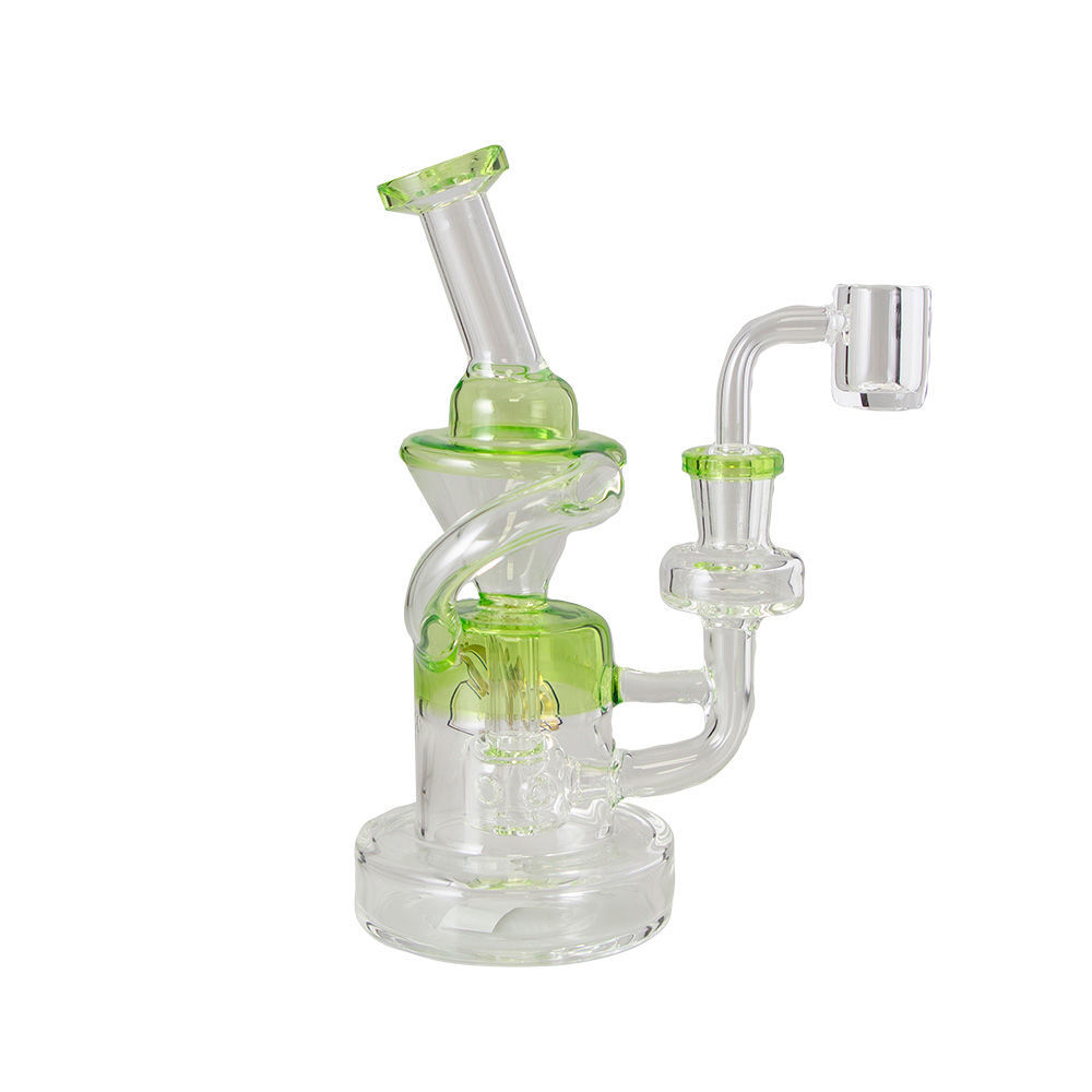 Gili Glass – Eclipse Showerhead Recycler Dab Rig | Smoking Outlet