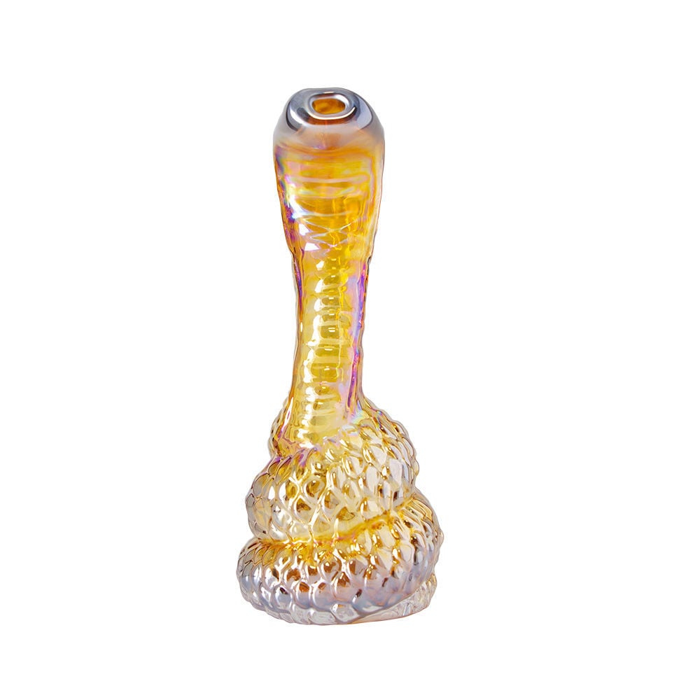 King Cobra – 9.25" Soft Glass Snake Bong | Smoking Outlet