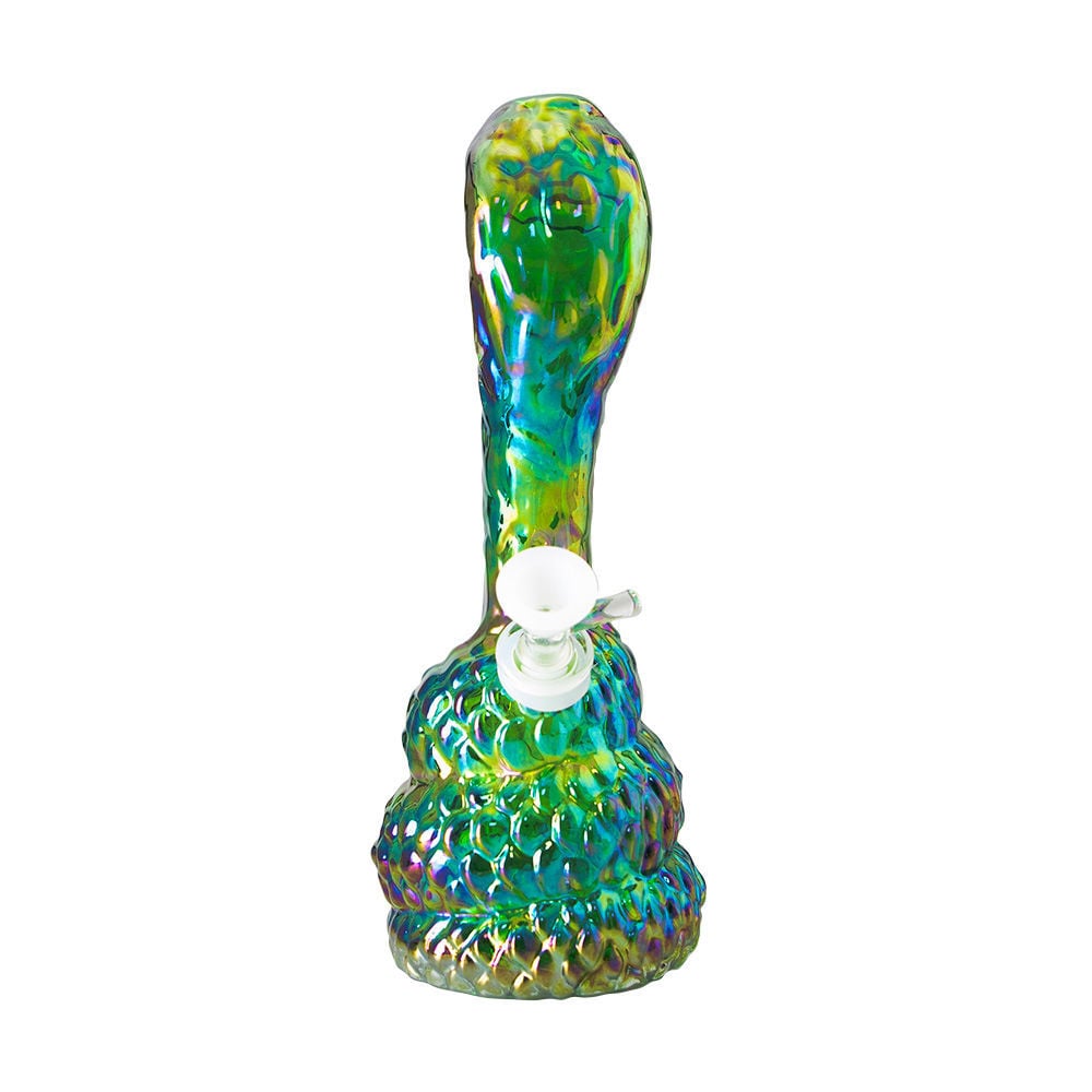 King Cobra – 9.25" Soft Glass Snake Bong | Smoking Outlet