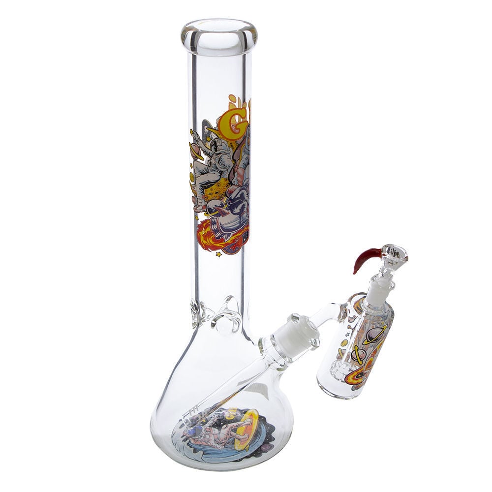 Gili Glass – 15" Space Odyssey Beaker Bong & Ash Catcher Set | Smoking ...