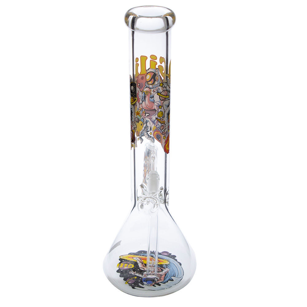 Gili Glass – 15" Space Odyssey Beaker Bong & Ash Catcher Set | Smoking ...
