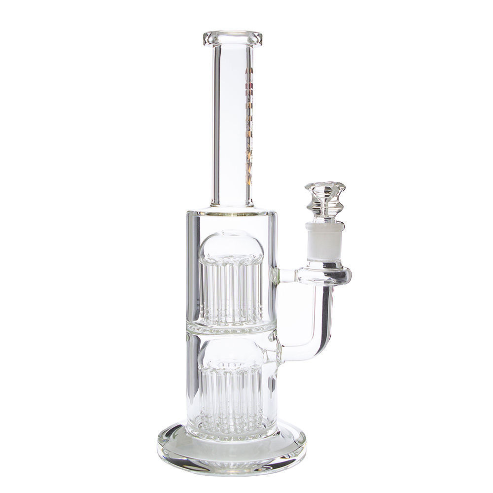Gili Glass – Double Tree Chiller 11.5" Glass Bong | Smoking Outlet