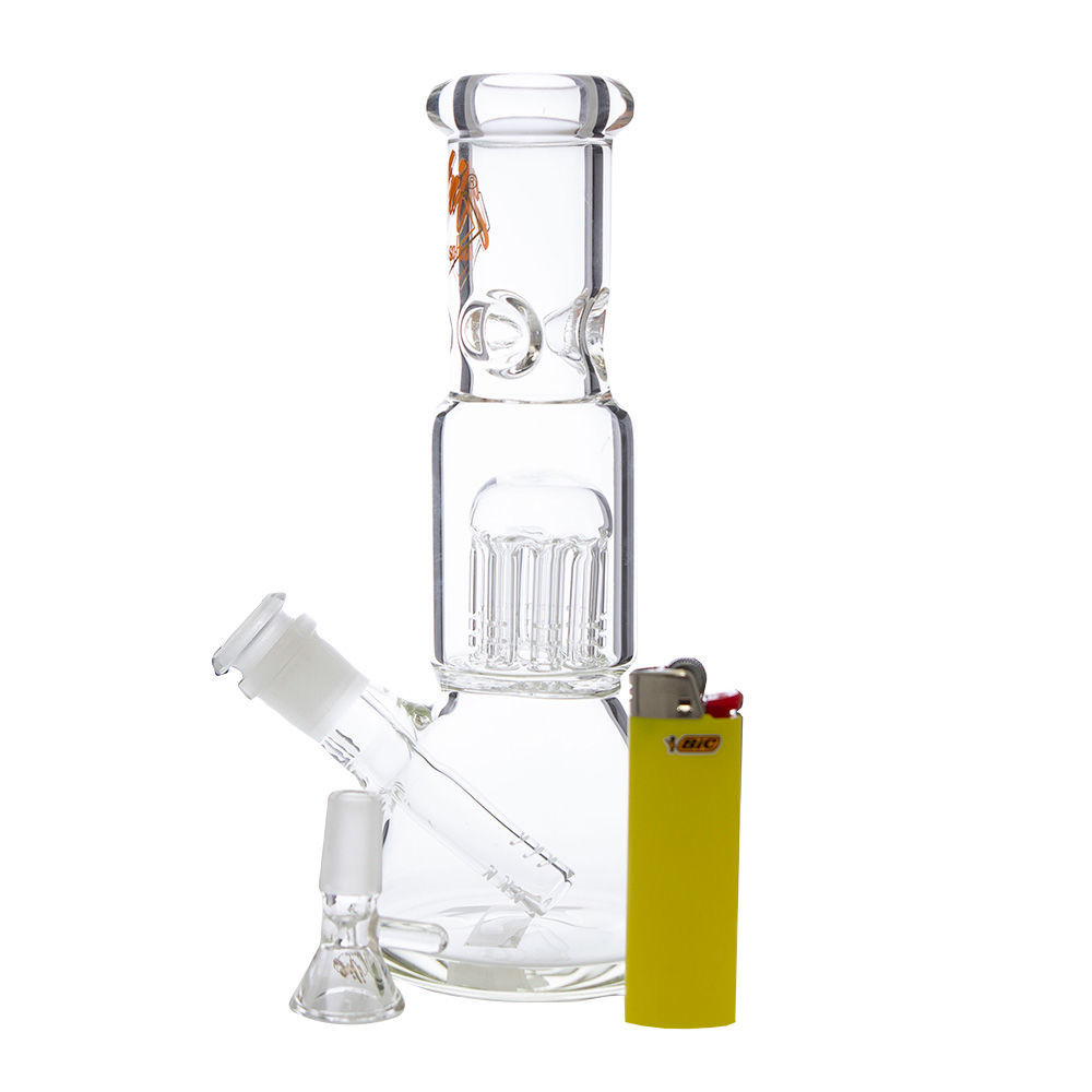 Gili Glass – 8" Double Chamber Tree Beaker Bong | Smoking Outlet