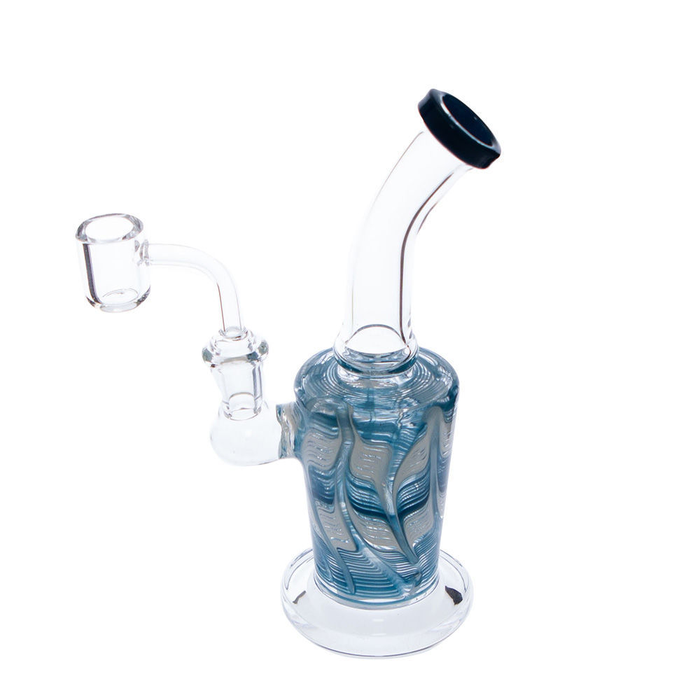 Gentle Waves – 7.5" Glass Dab Rig | Smoking Outlet