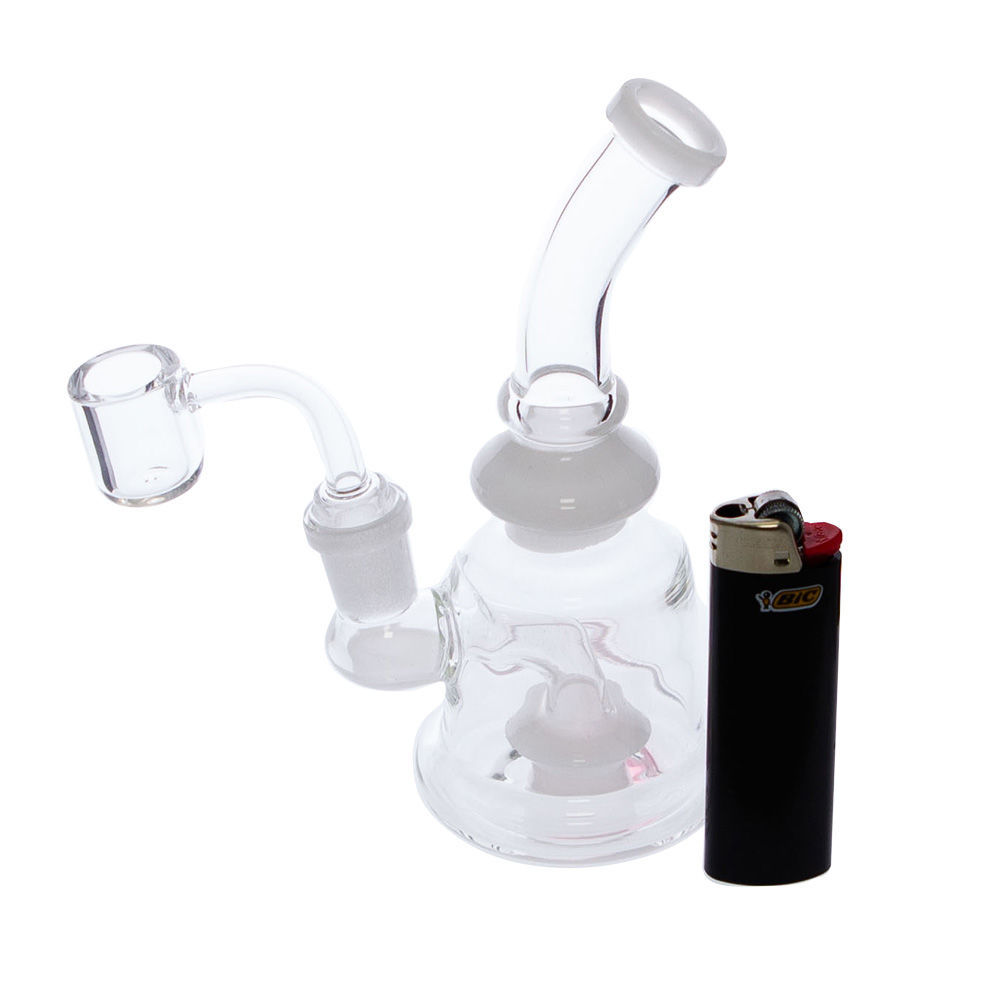 The Shellstack – 5" Showerhead Mini Dab Rig | Smoking Outlet