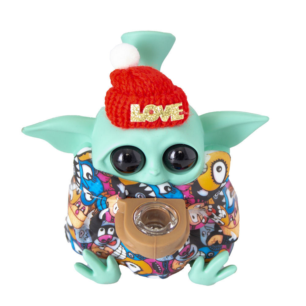 Christmas Alien – 5.5" Silicone Bong | Smoking Outlet