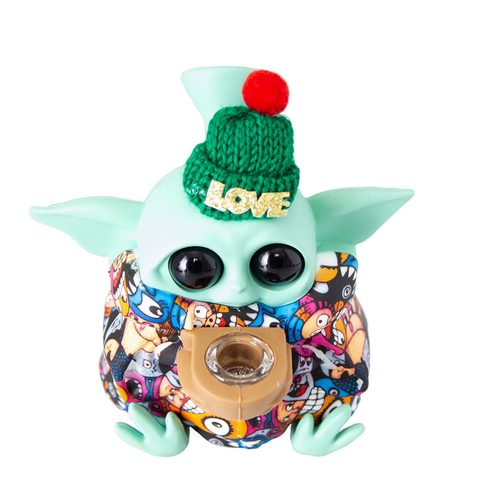 Christmas Alien – 5.5" Silicone Bong | Smoking Outlet