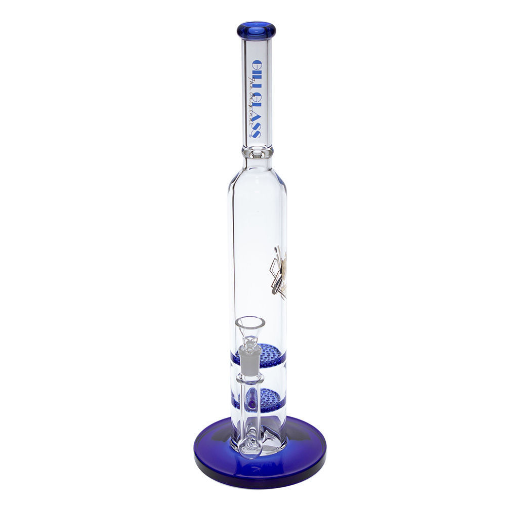 Gili Glass – Double Honeycomb Perc 16" Bong | Smoking Outlet