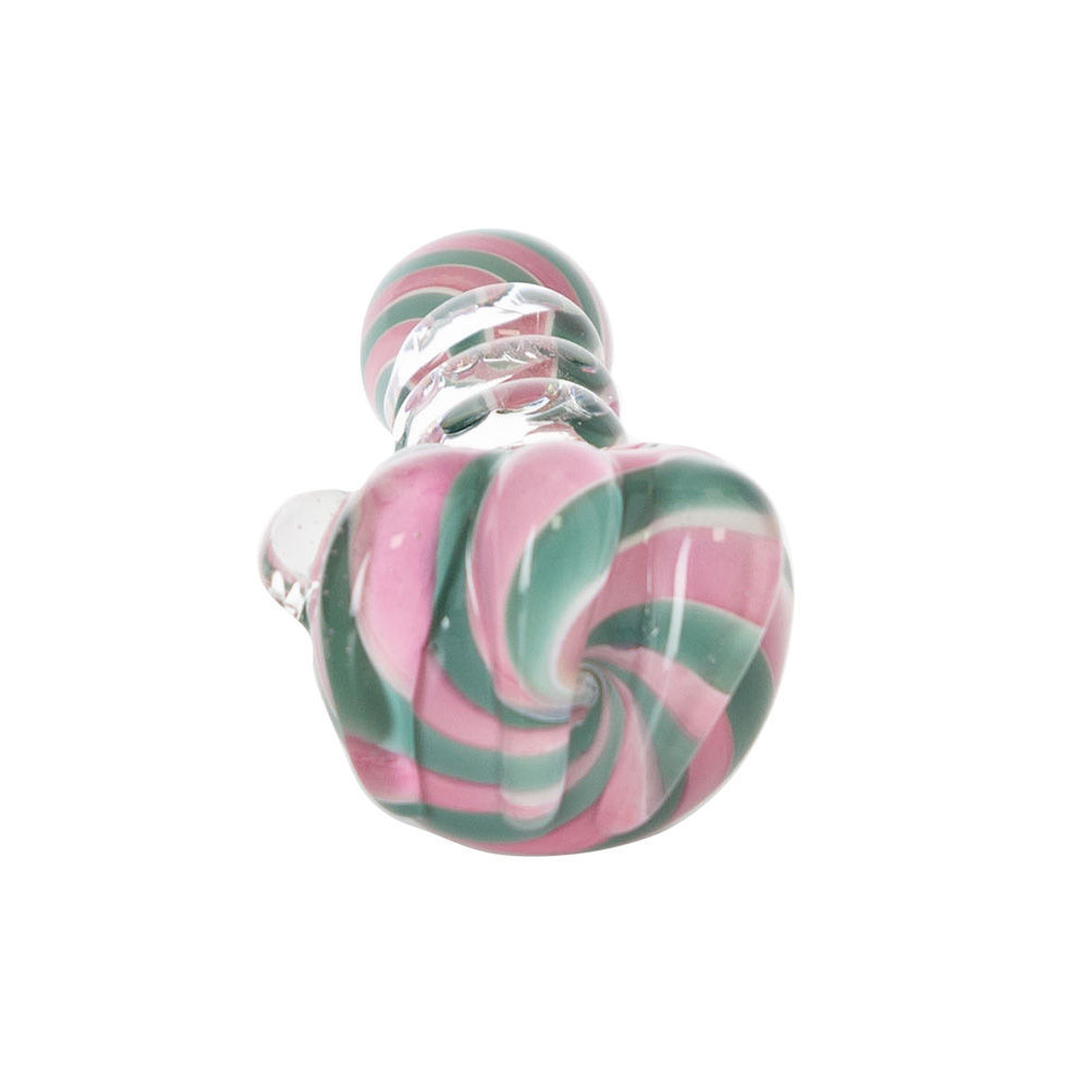Colorful – 5" Striped Glass Spoon Pipe | Smoking Outlet
