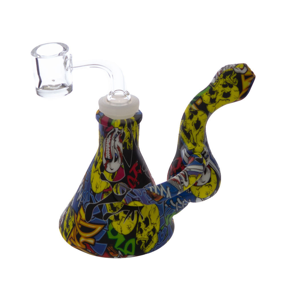 Shorty Pleasure – 5" Mini Silicone Dab Rig | Smoking Outlet