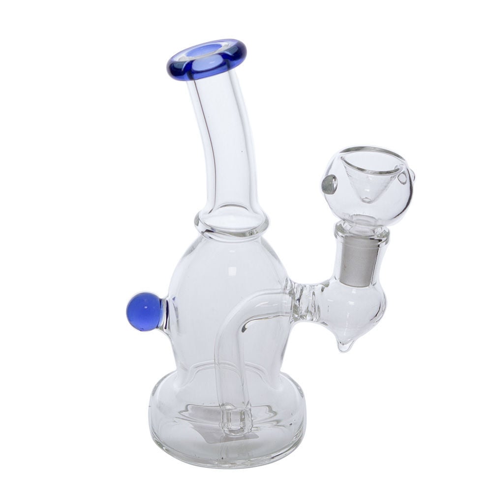 The Button – 6" Glass Bong | Smoking Outlet