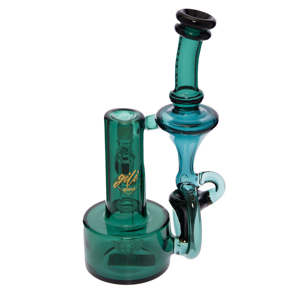 Gili Glass – 8" Hybrid Recycler Bong | Smoking Outlet